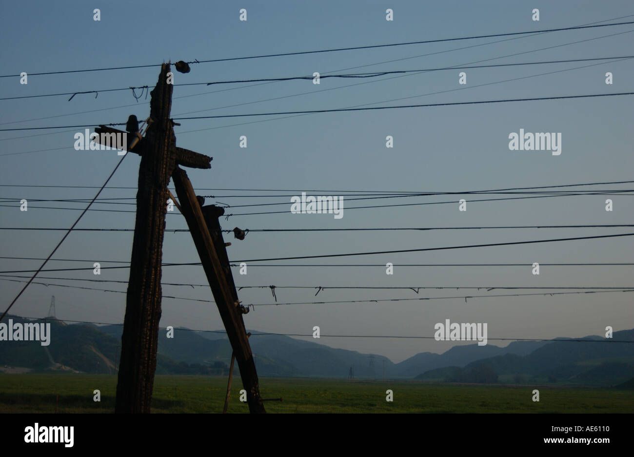 Railroad telegraph poles communication hi-res stock photography and ...