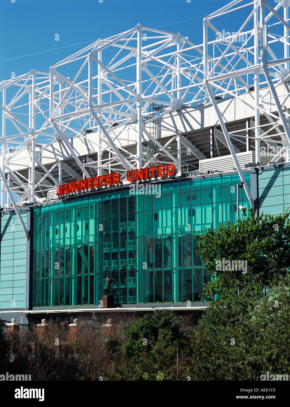 Old Trafford home of Manchester United Football Club Stock Photo - Alamy