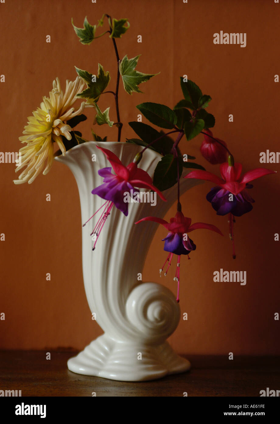 Photo copyright Pete Millson 020 8888 4440 UK Sparse flower arrangement ...