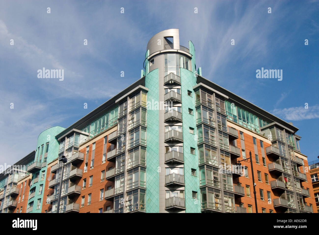 Modern Apartments Manchester UK Stock Photo - Alamy
