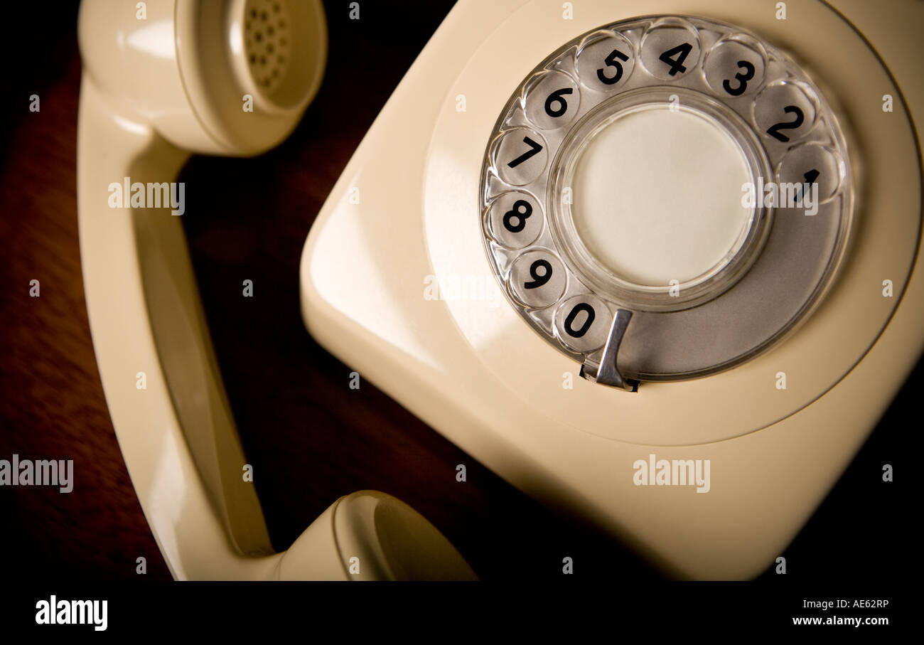 rotary dial telephone Stock Photo - Alamy