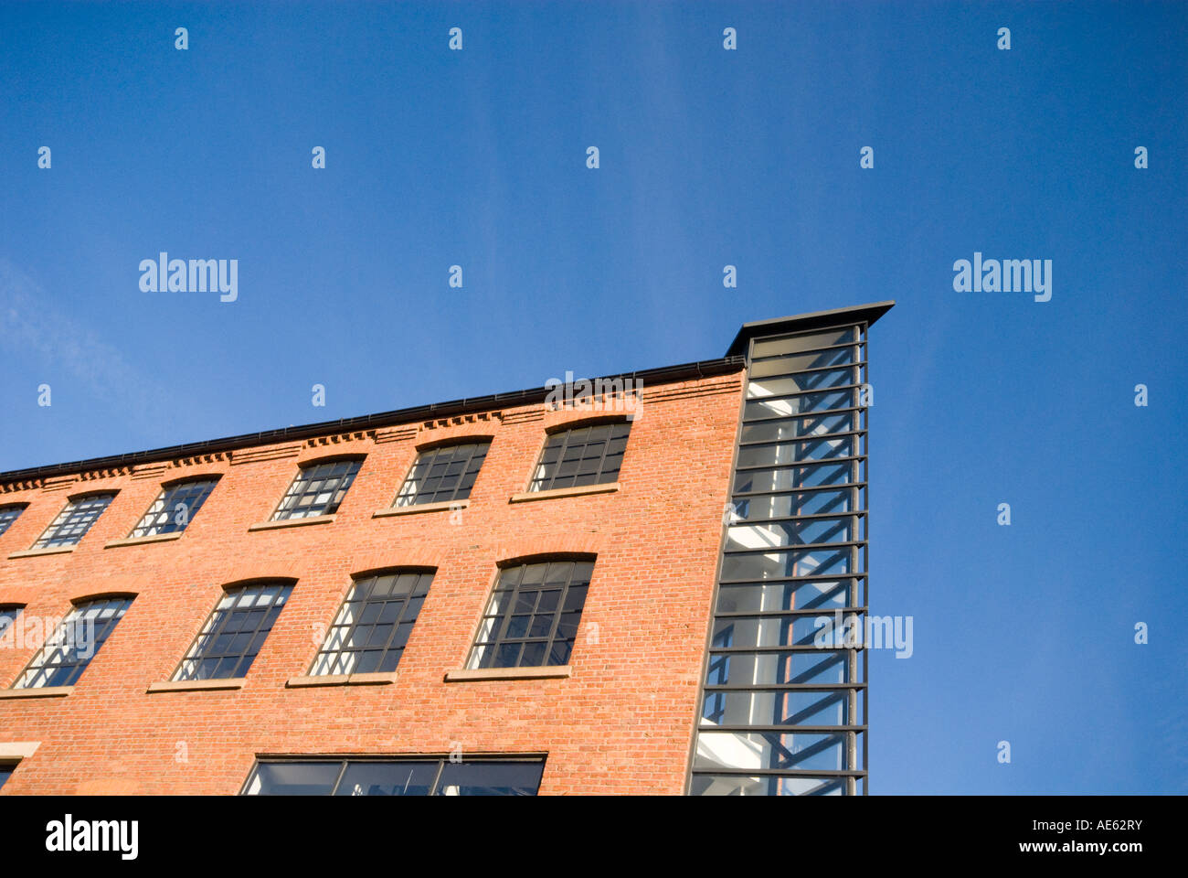 Redeveloped Old Mill Castlefield Manchester UK Stock Photo - Alamy