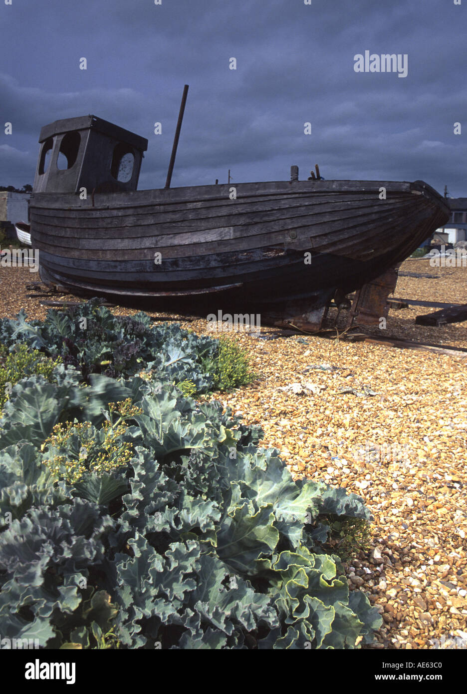Old boat Hythe Kent United Kingdom Stock Photo - Alamy