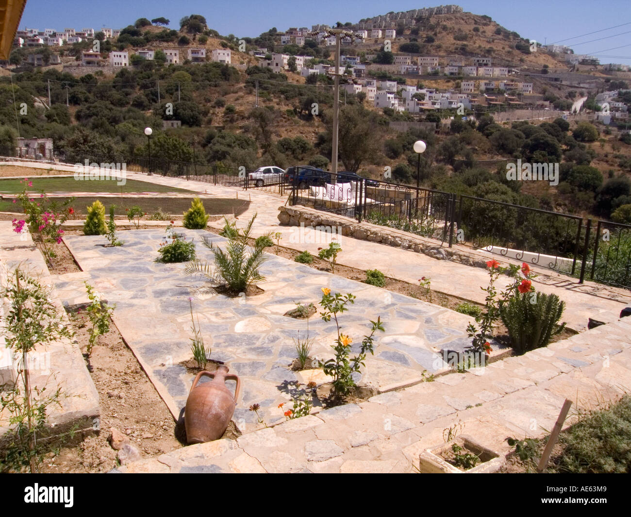 Turkish garden holiday villas Bodrum Peninsula sugar cubes architecture ...