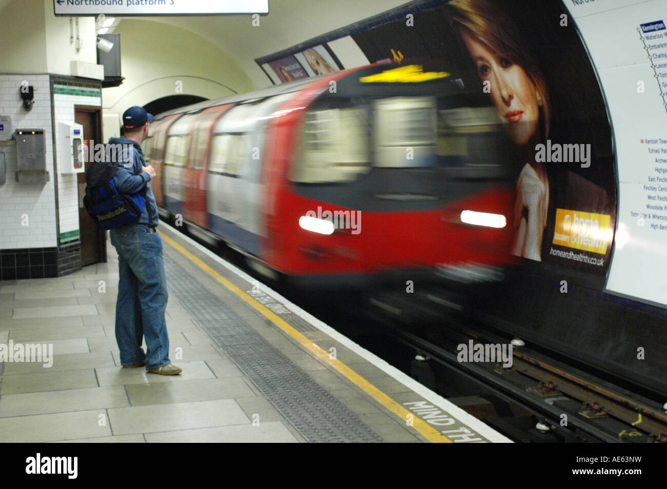 The Tube, underground railway in London, England Stock Photo - Alamy