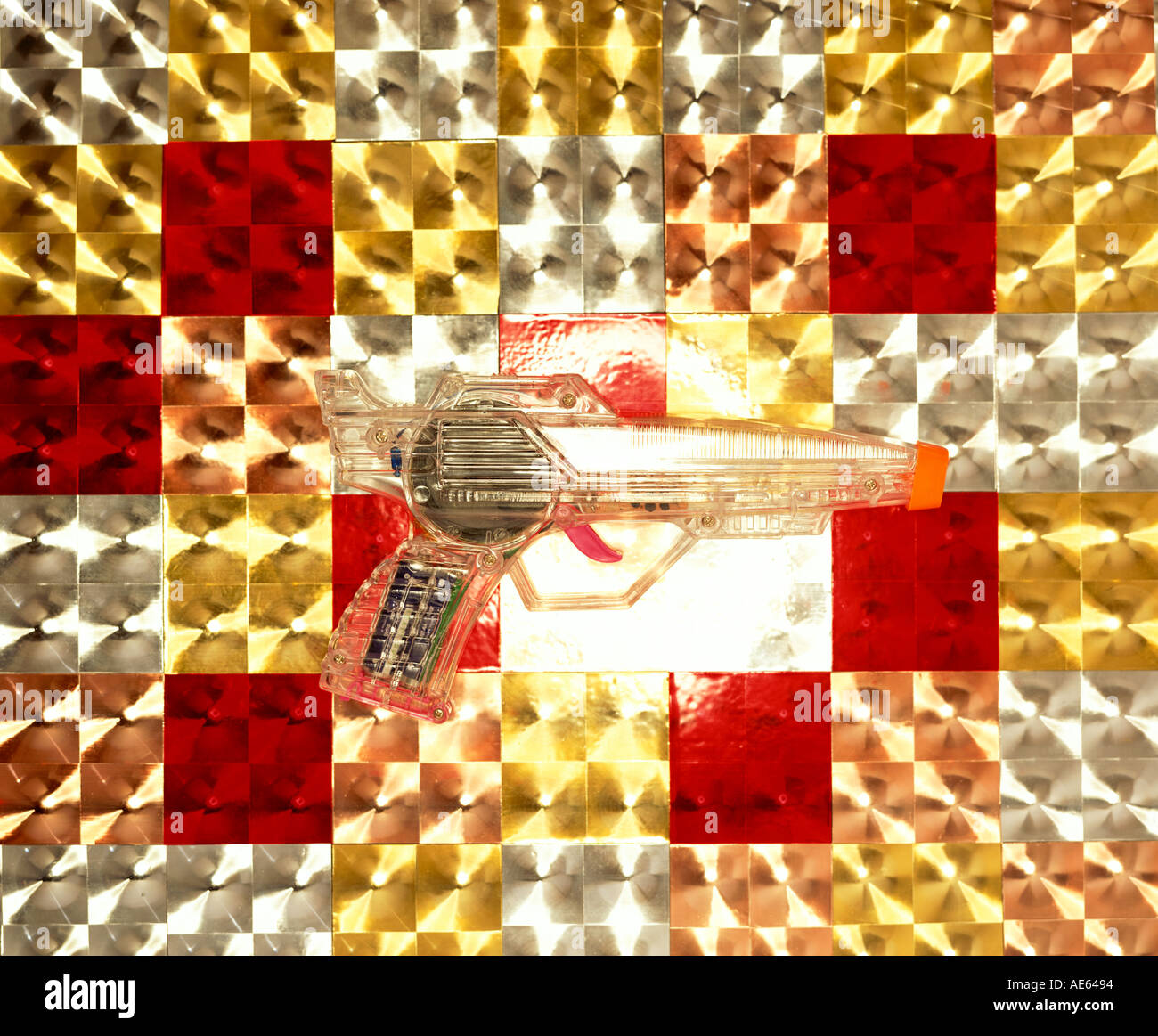 Funky Toy Gun Stock Photo - Alamy