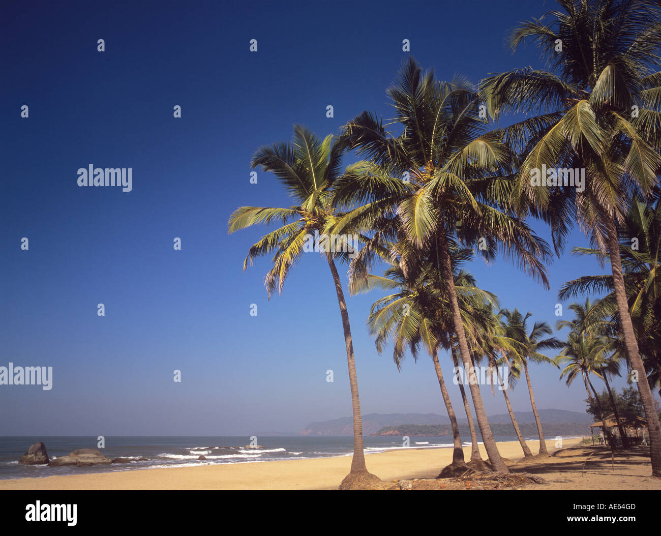 Agonda Beach Canacona Goa India Stock Photo - Alamy