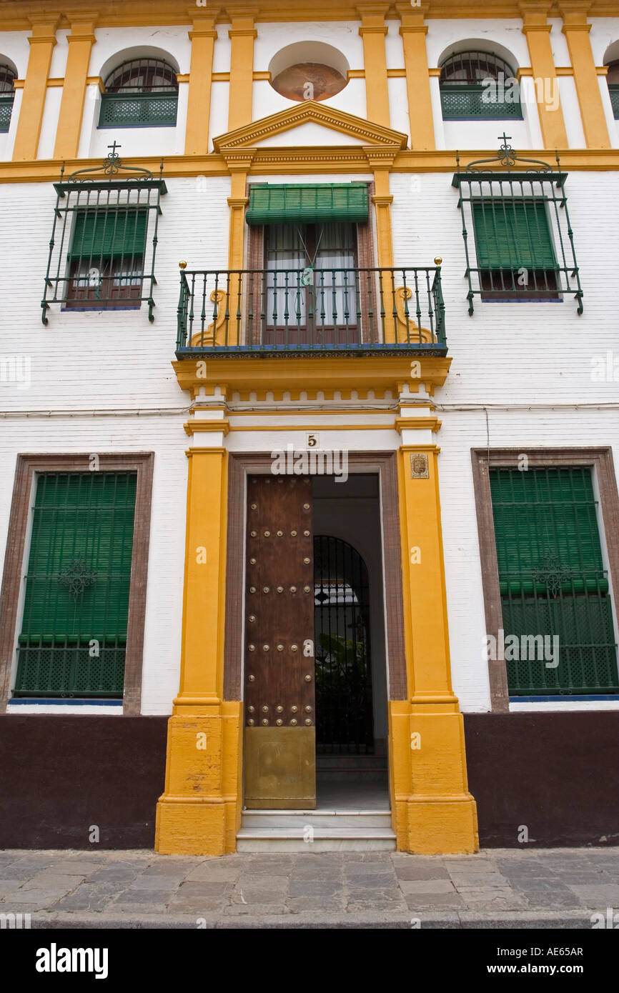 Architecture outside El Real Alcazar of Seville Andalusia Spain Stock ...