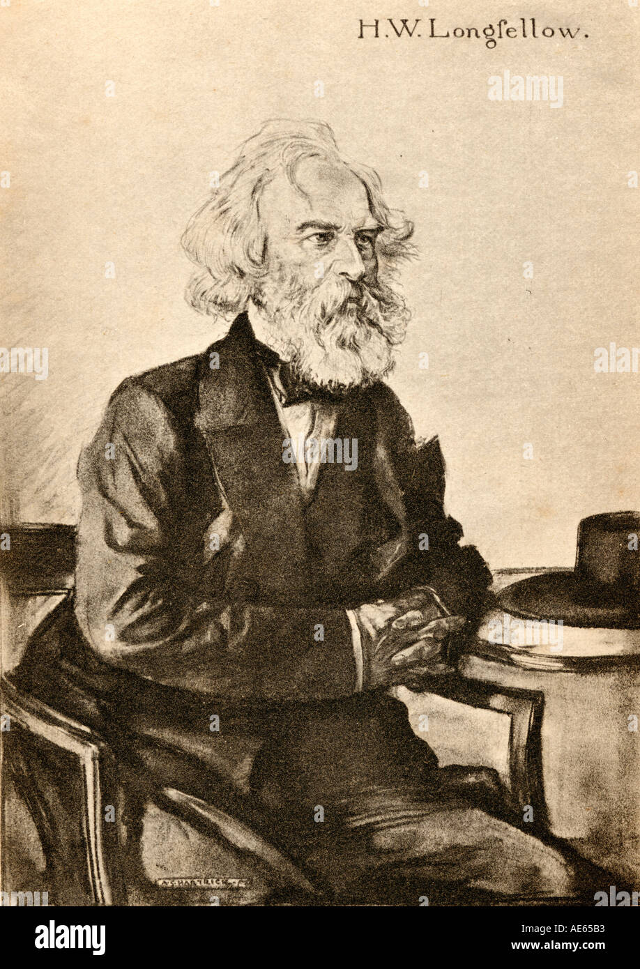 Henry Wadsworth Longfellow, 1807 - 1882. American poet and educator ...