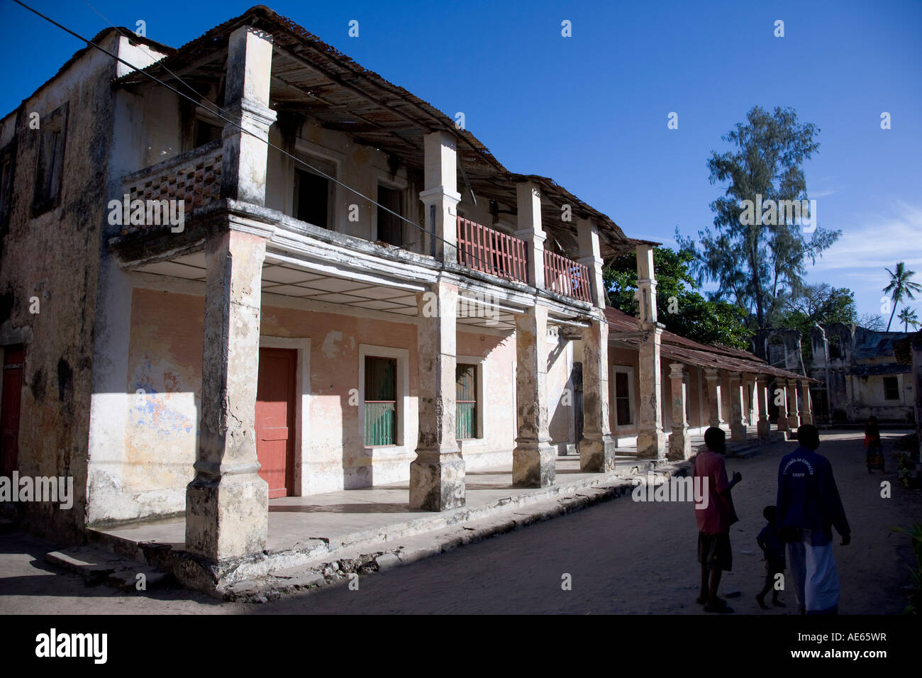 Crumbling colonial villas on Ibo Island part of the Quirimbas ...