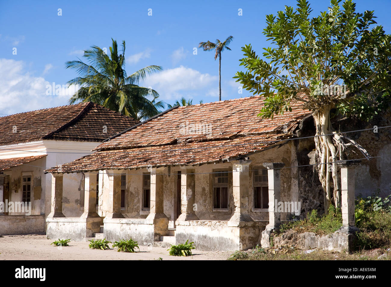 Crumbling colonial villas on Ibo Island part of the Quirimbas ...