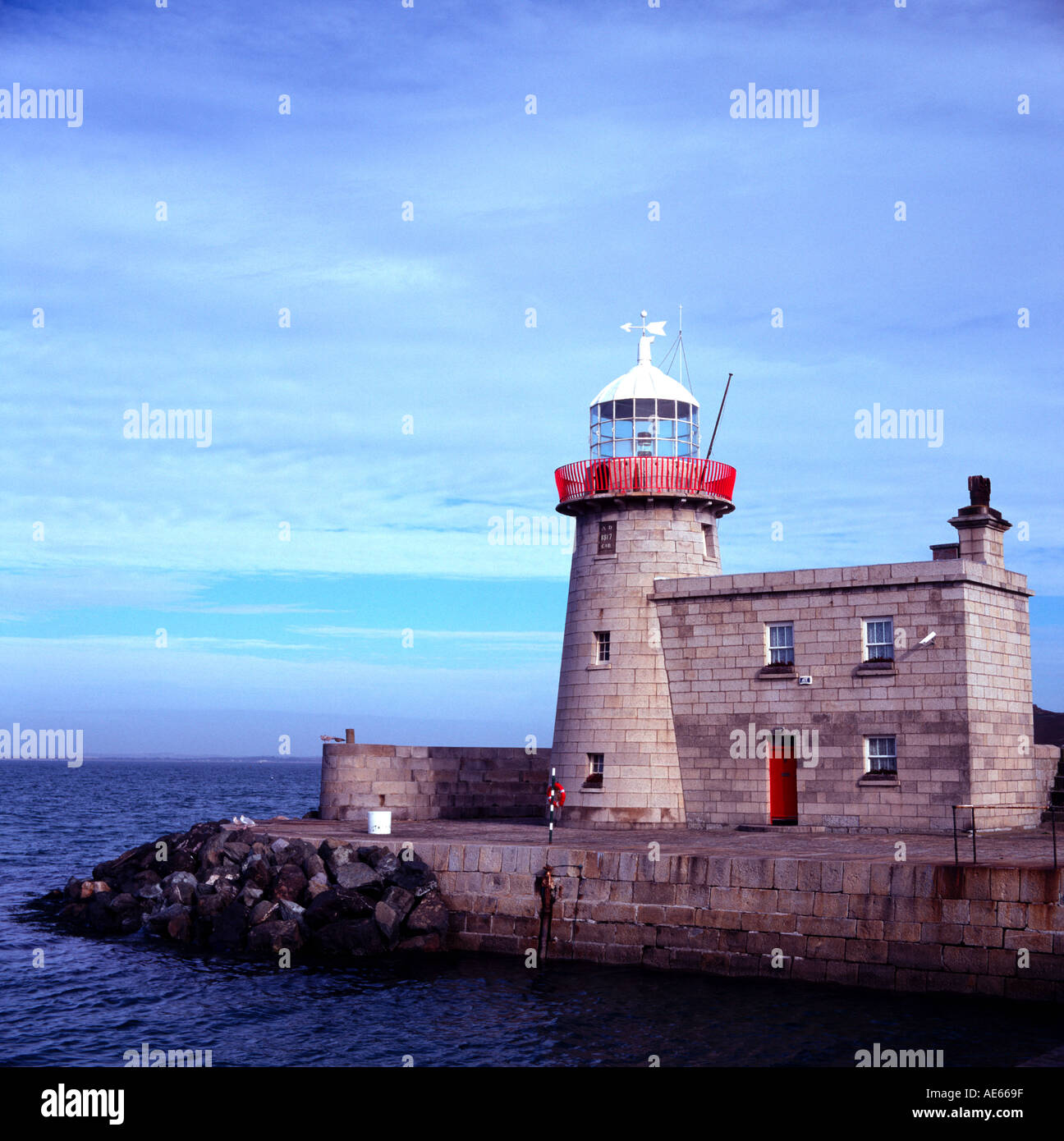 Lighthouse at Howth Co Dublin Ireland Stock Photo - Alamy