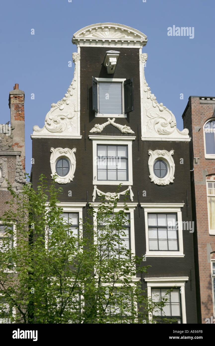Amsterdam Holland Typical architecture Stock Photo - Alamy