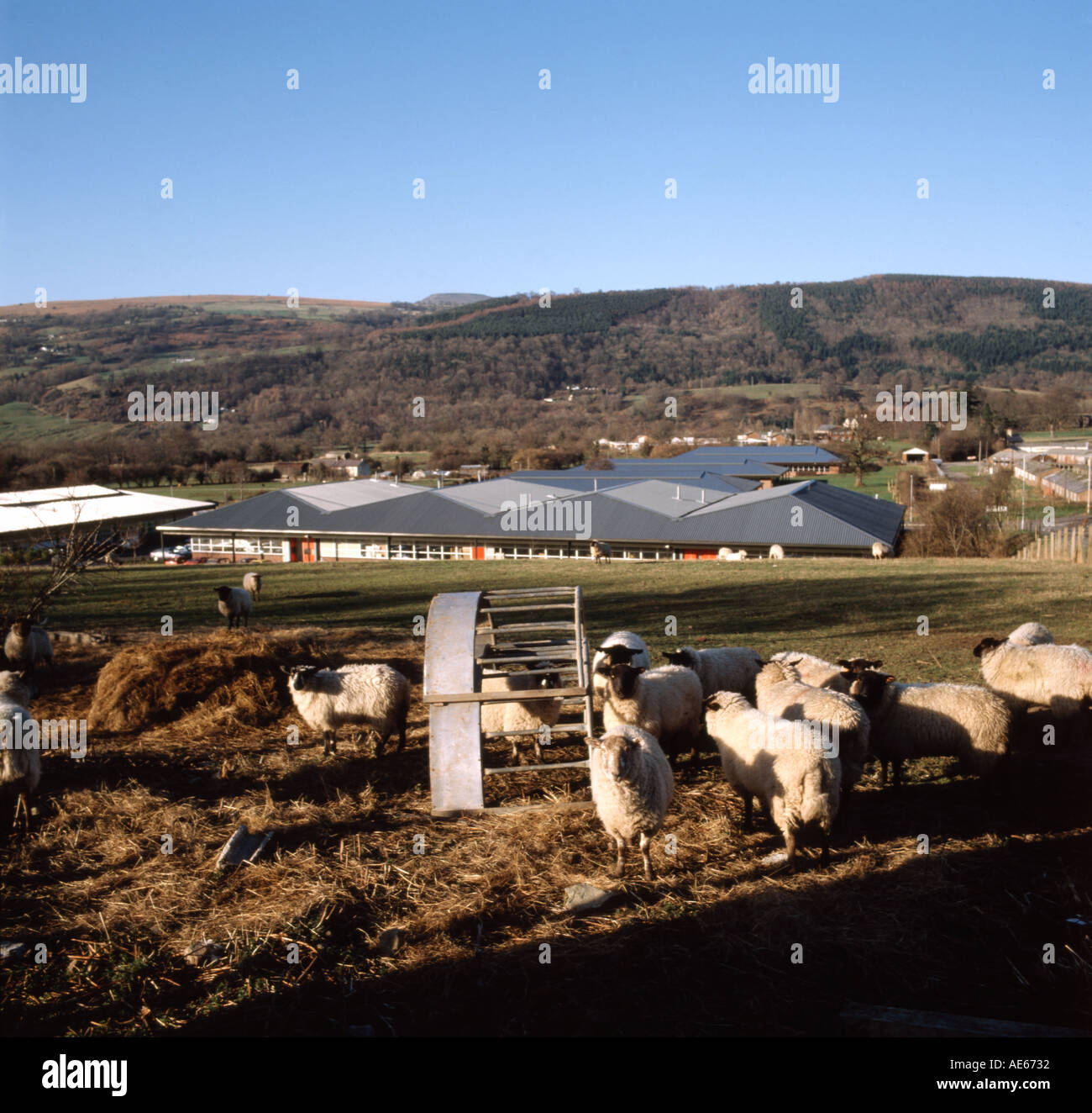 Light Industry in a Rural Location Stock Photo - Alamy