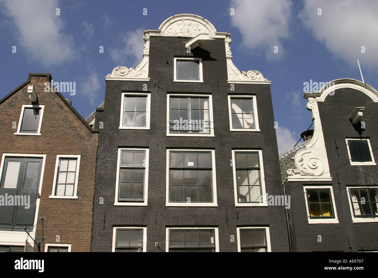Amsterdam Holland Typical architecture Stock Photo - Alamy