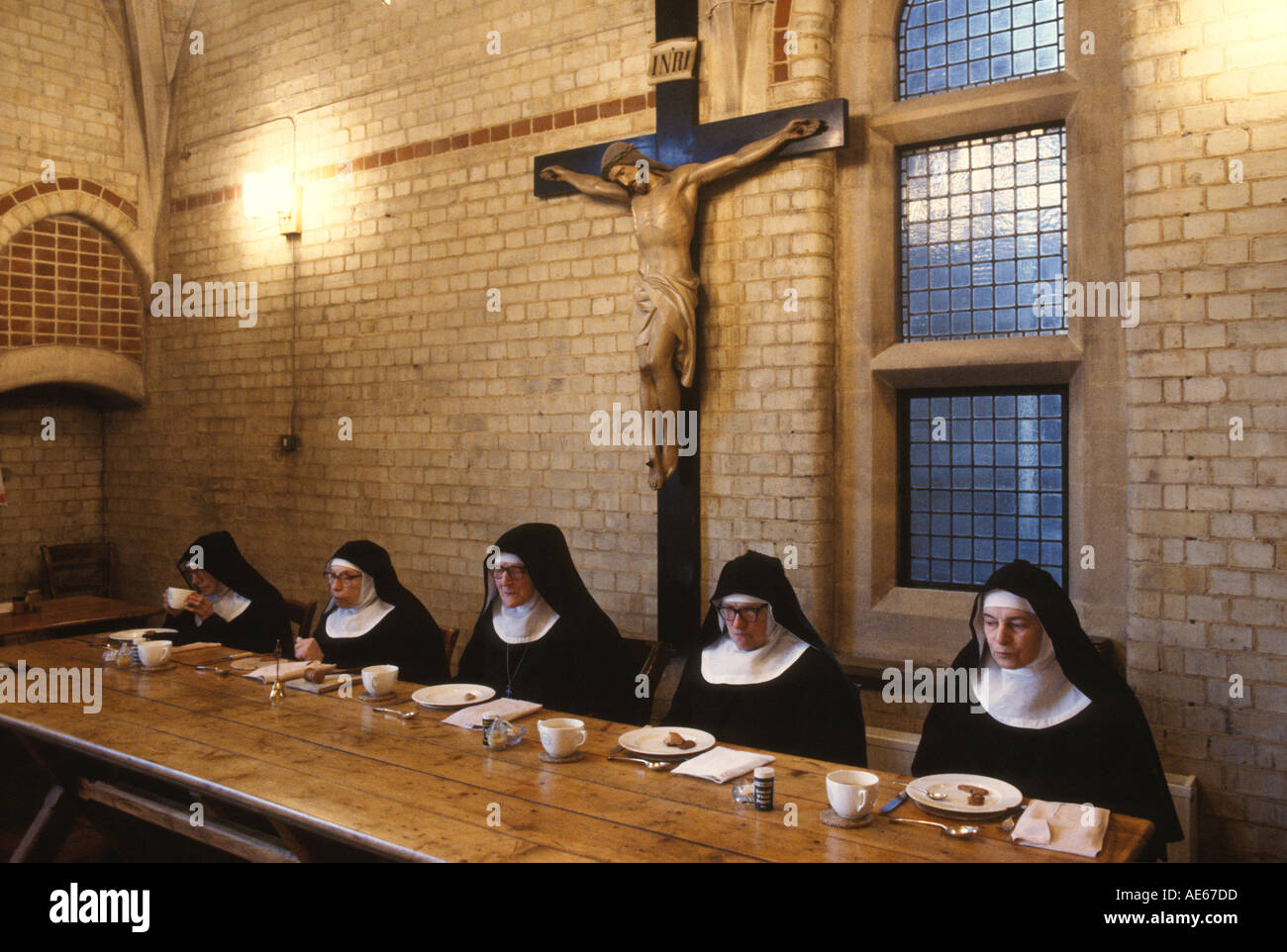 Nuns at St Mary at the Cross Edgware Abbey an Anglican Benedictine ...
