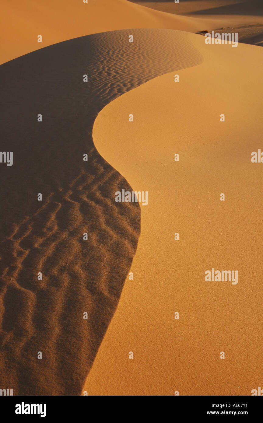 Sand dunes Sahara Libya Stock Photo - Alamy