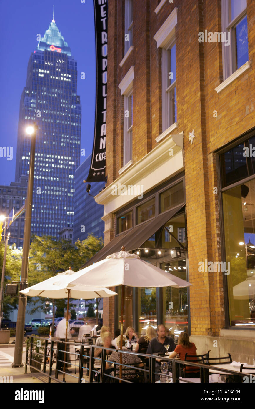 Ohio Cuyahoga County,Cleveland,Warehouse District,Metropolitan Cafe,al ...