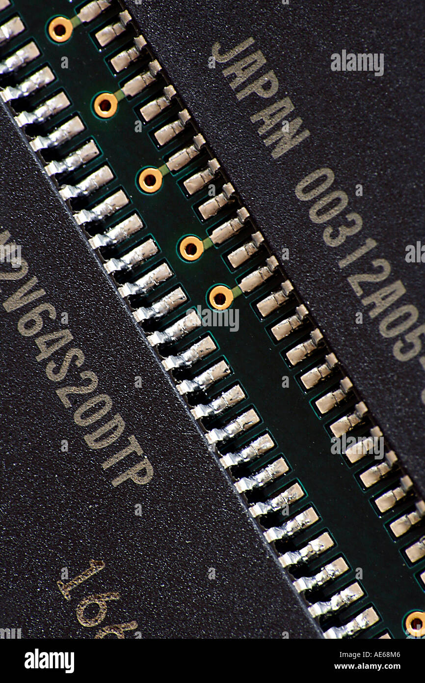 Closeup details computer memory ram hi-res stock photography and images ...
