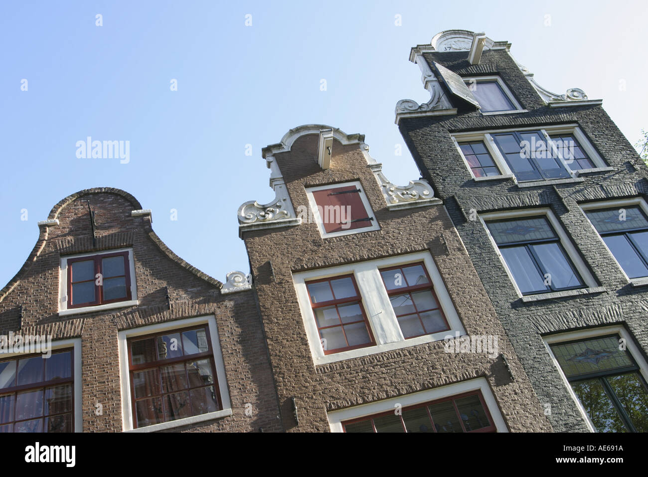 Amsterdam Holland Typical architecture Stock Photo - Alamy