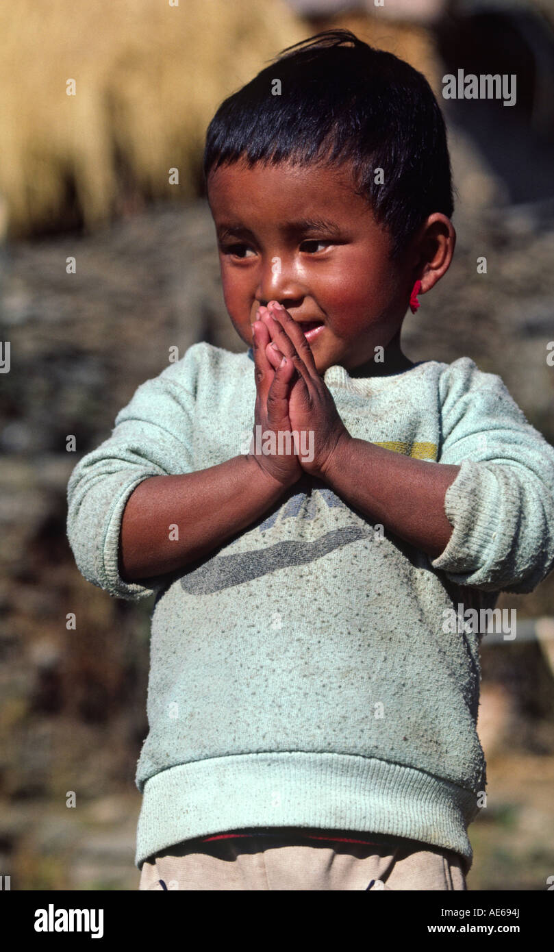 Nepali Namaste High Resolution Stock Photography and Images - Alamy