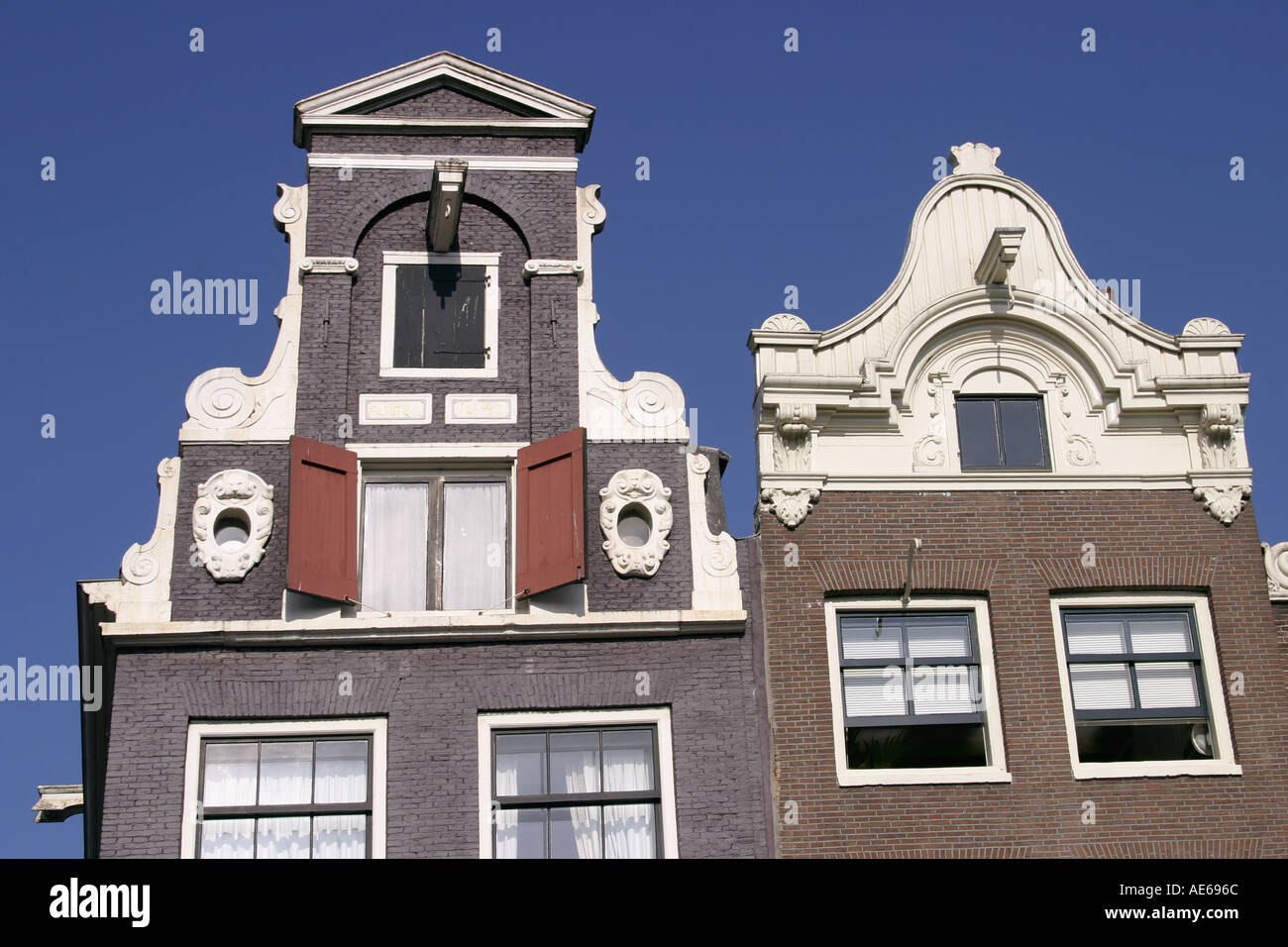 Amsterdam Holland Typical architecture Stock Photo - Alamy
