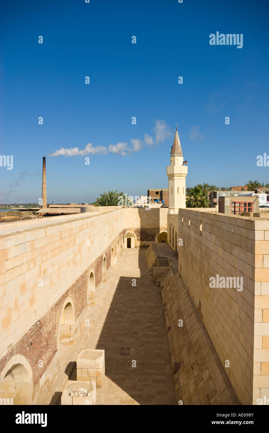walls of Qaytbay Fort, Rosetta, Egypt Stock Photo - Alamy