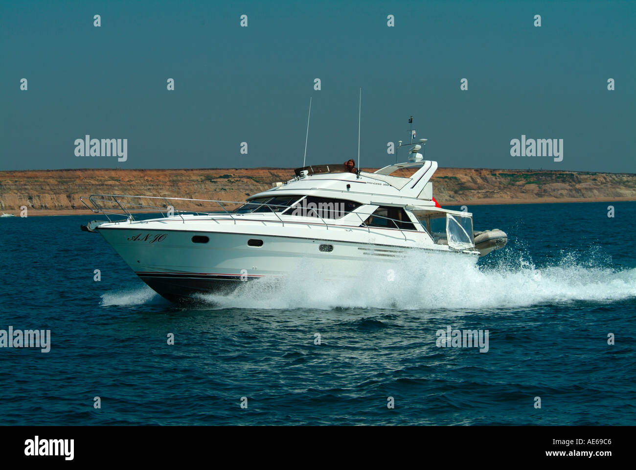 Luxury princess motor yacht hi-res stock photography and images - Alamy