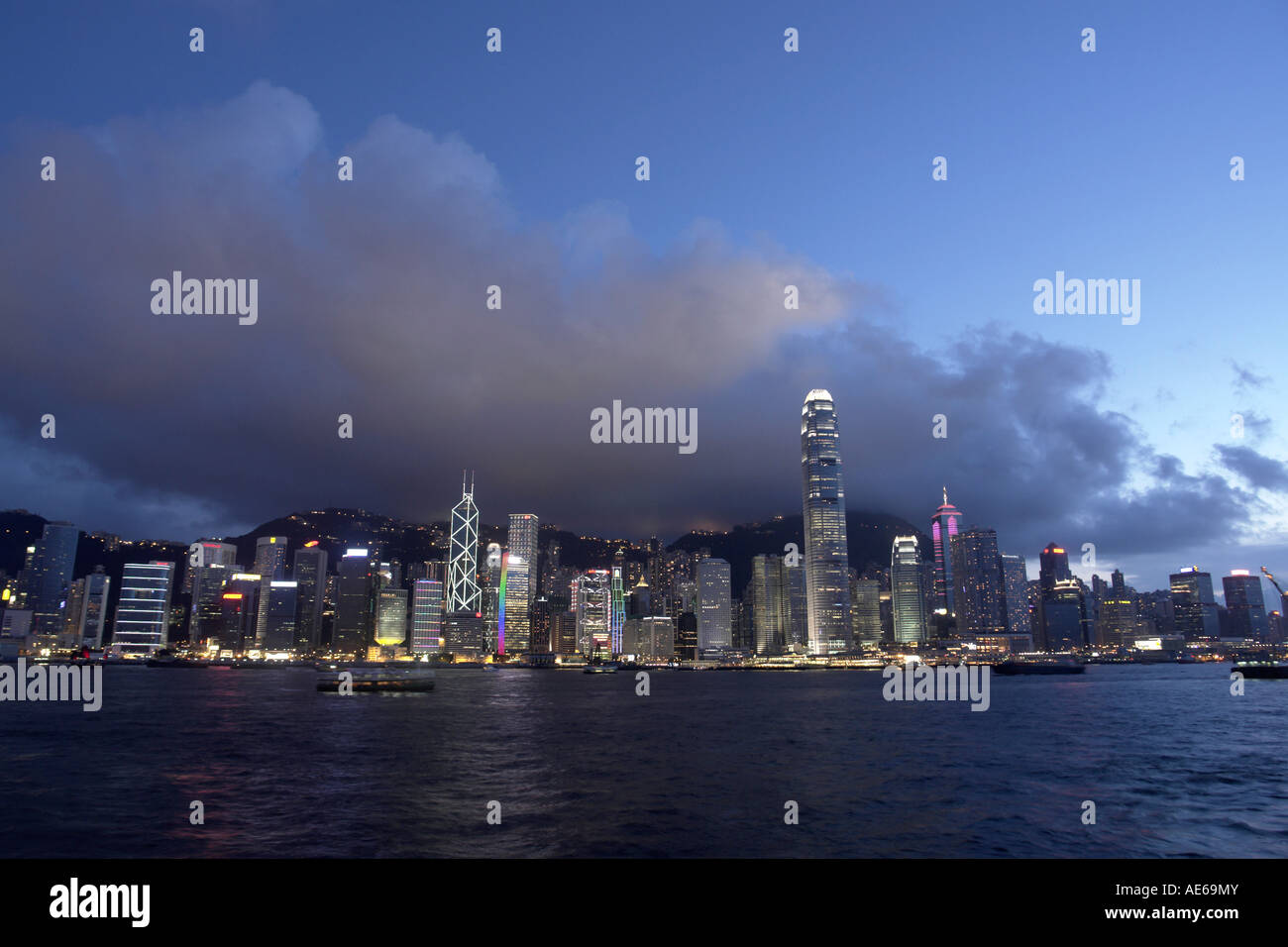 Victoria harbour view of Hong Kong China Stock Photo - Alamy