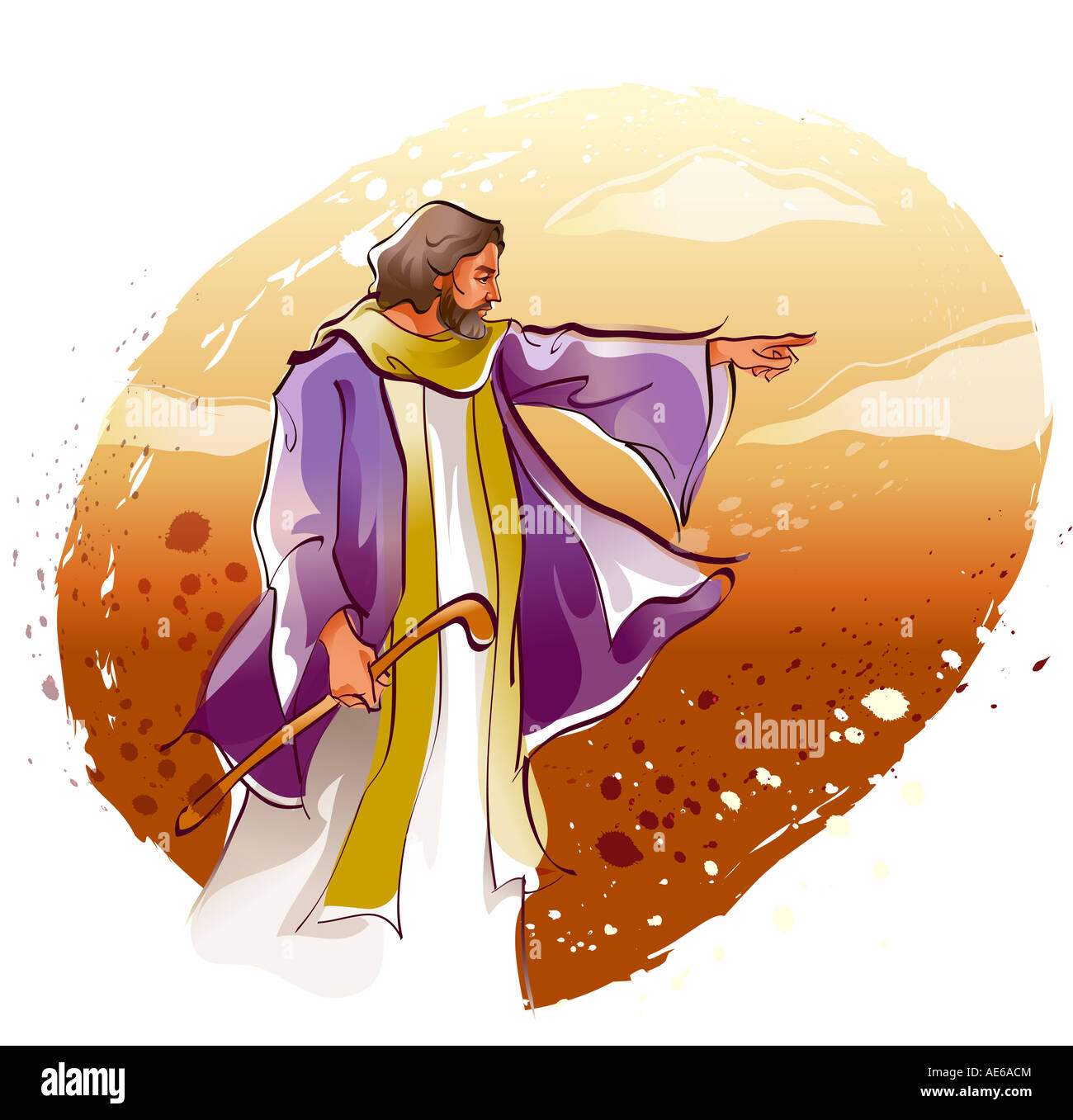 Jesus Christ pointing forward Stock Photo - Alamy Jesus Christ pointing forward Stock Photo - Alamy