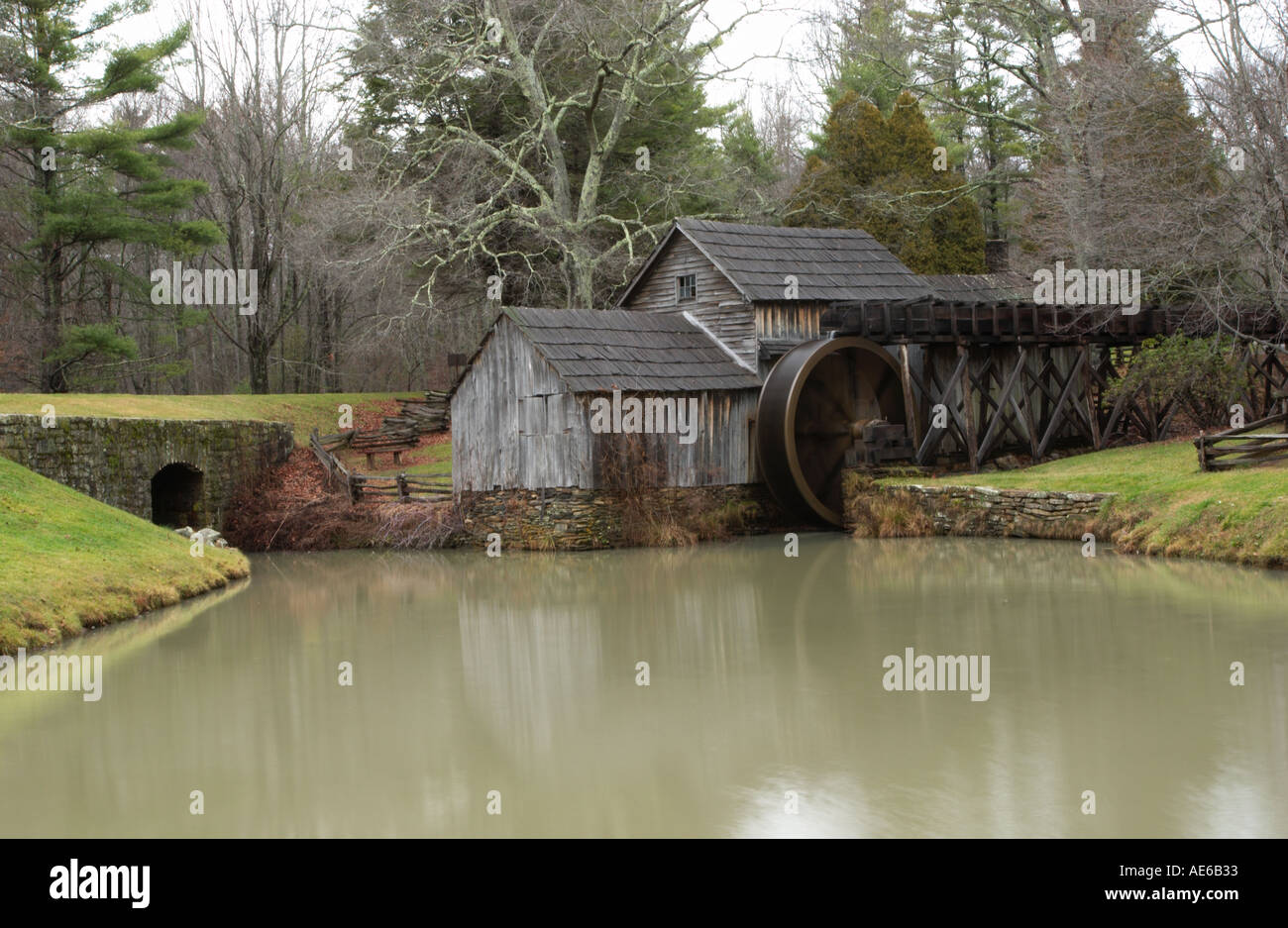 Winter view of mabry mill hi-res stock photography and images - Alamy