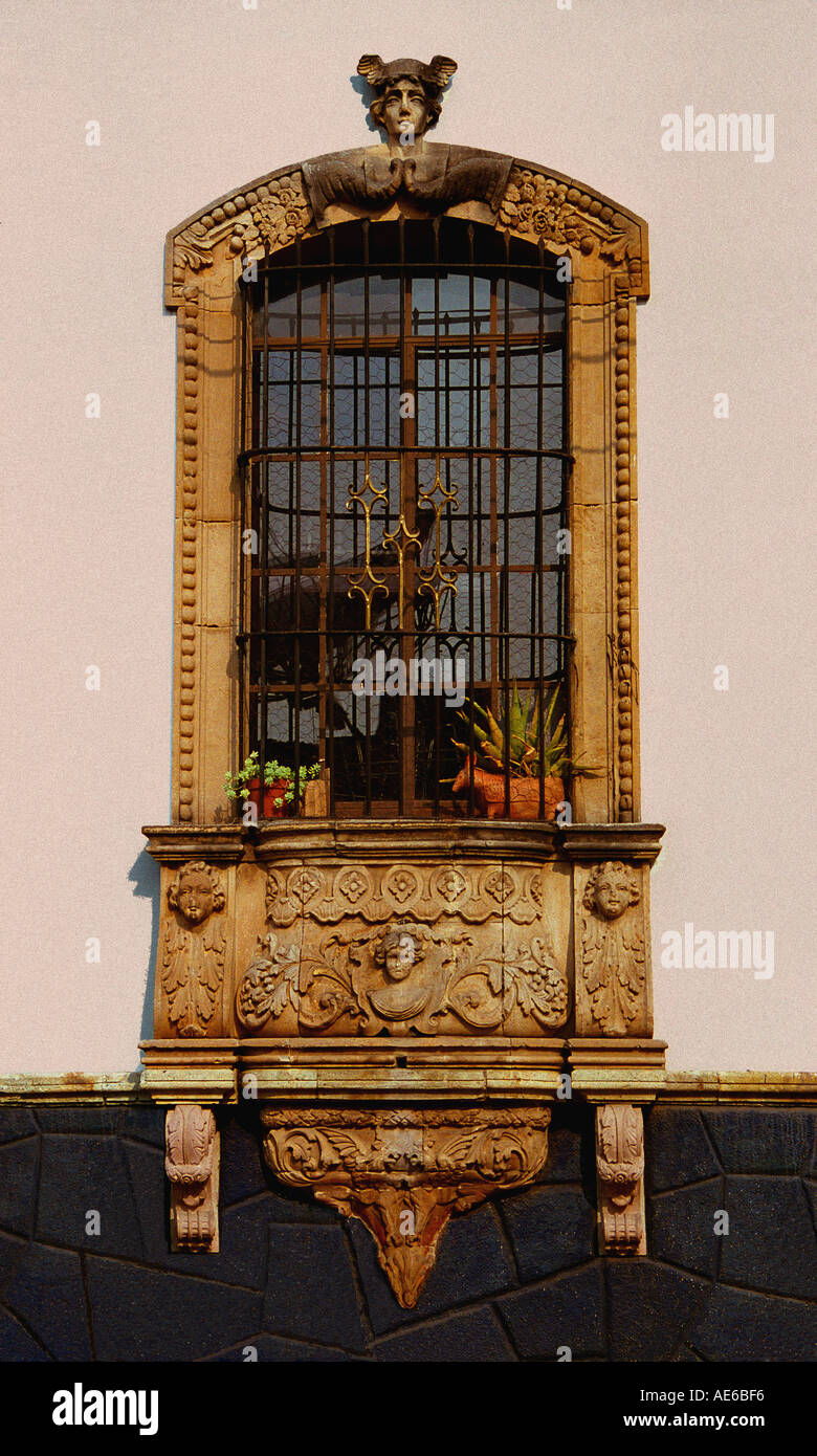 Mexican Window Embrasure Stock Photo - Alamy