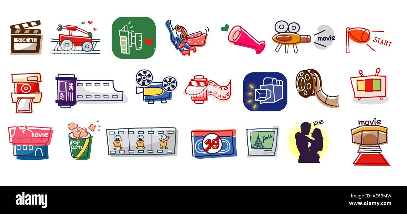 Close-up of different types of objects Stock Photo - Alamy