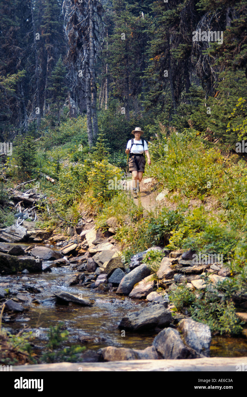 Waterton hiking trails hi-res stock photography and images - Alamy
