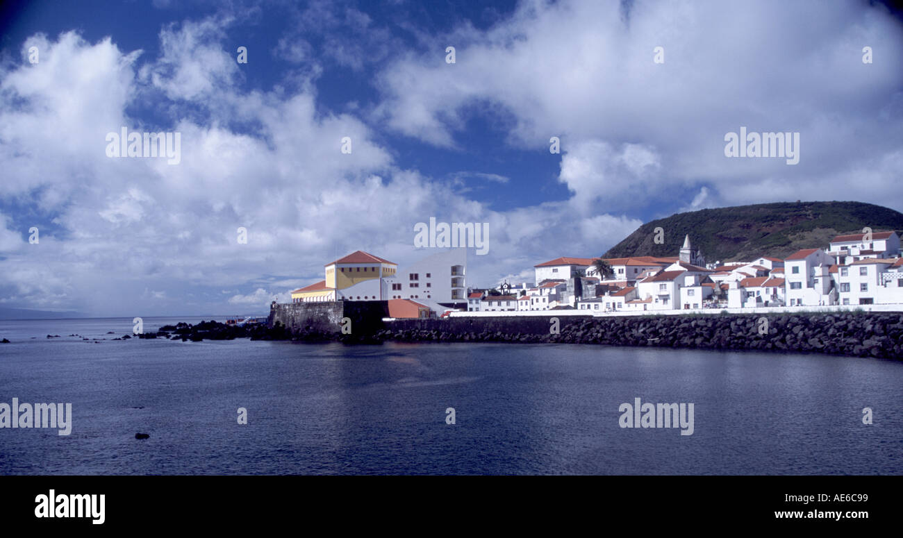Velas Waterfront the Azores Stock Photo - Alamy