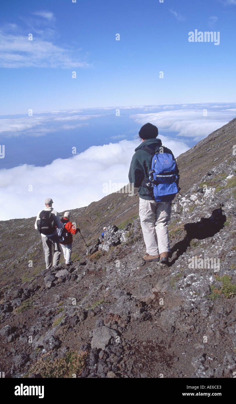 Azores pico volcano walk hi-res stock photography and images - Alamy