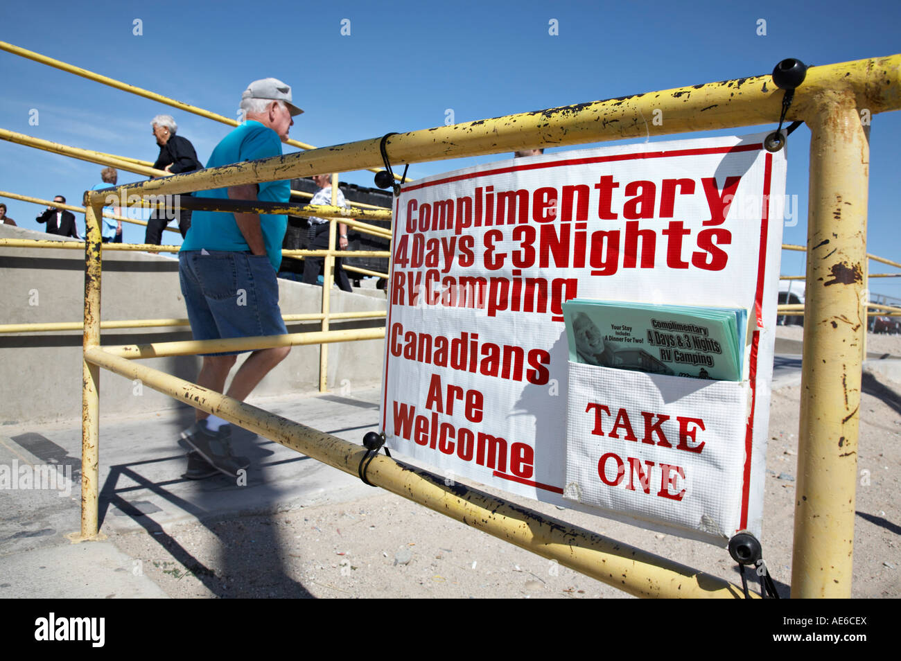 Mexicans Crossing The Border Sign