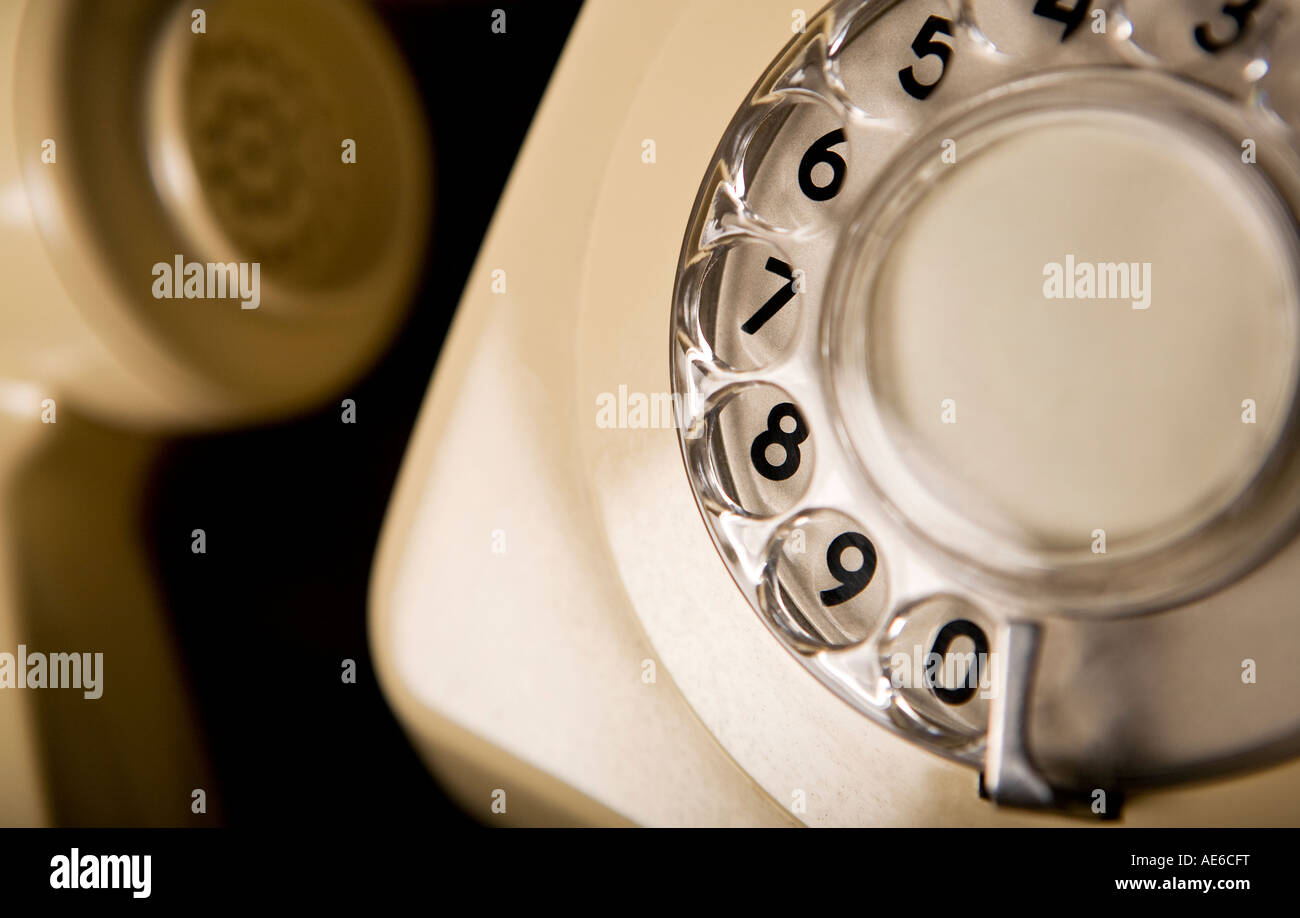 rotary dial telephone Stock Photo - Alamy