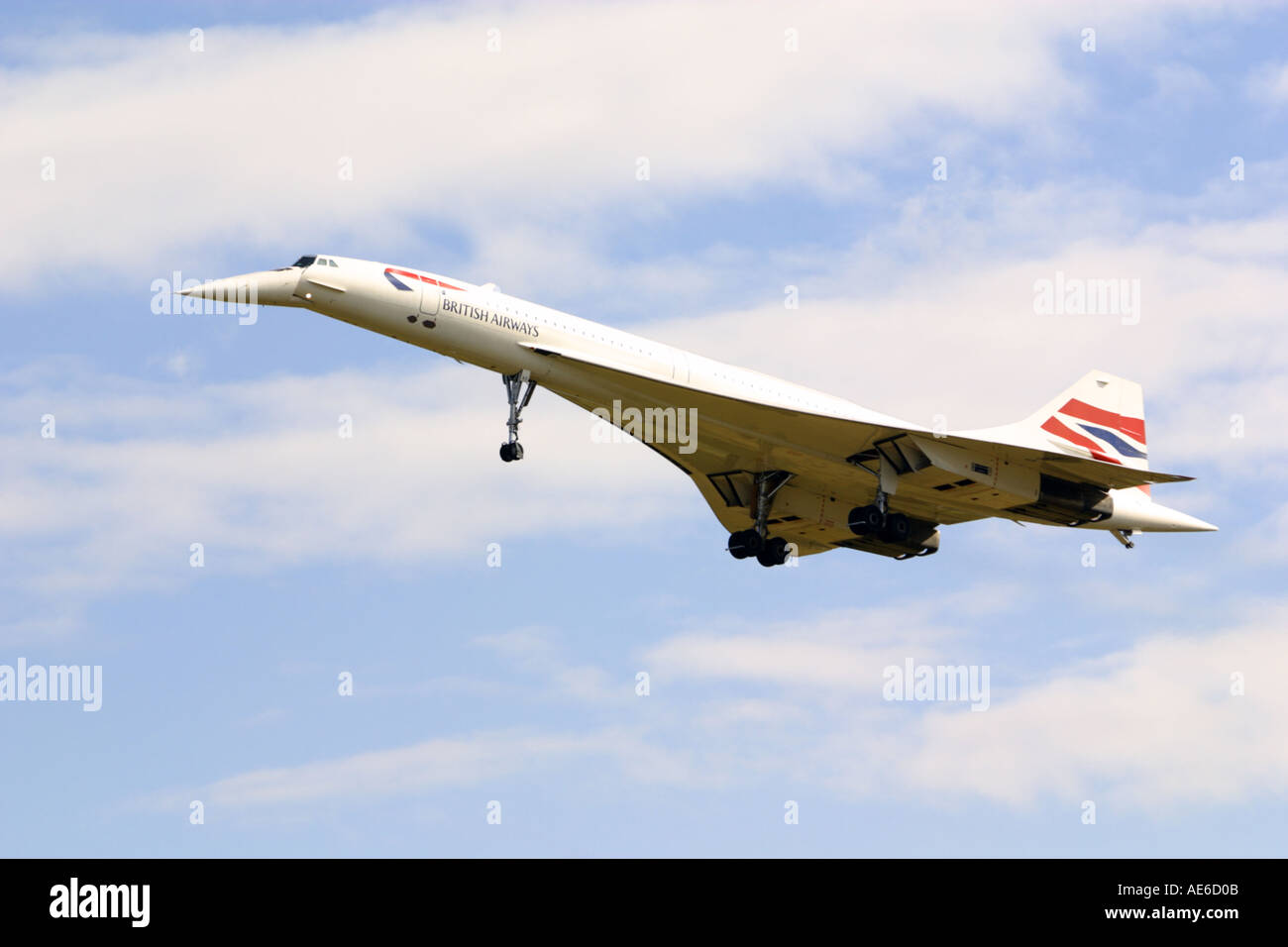 Concorde flight british airways hi-res stock photography and images - Alamy