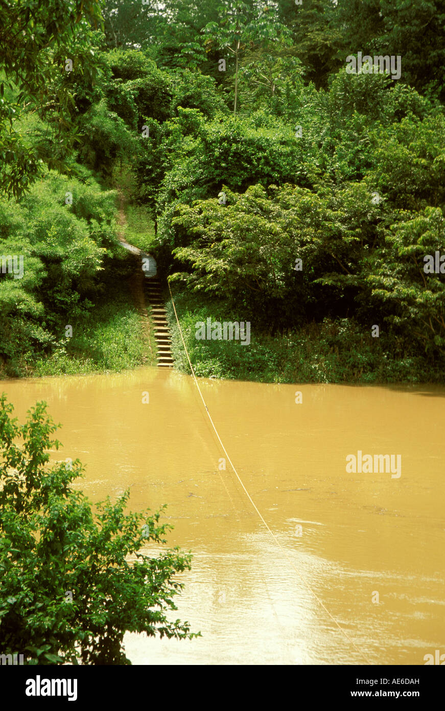 River Crossing Belize River Belize Stock Photo - Alamy