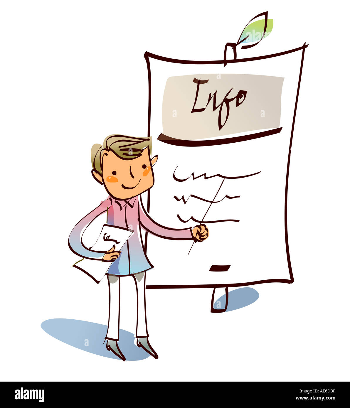 Man teacher in classroom Cut Out Stock Images & Pictures - Alamy