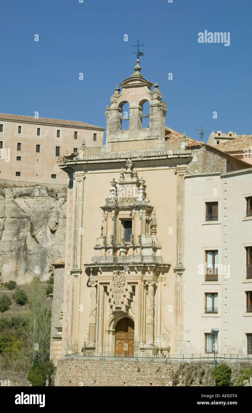 Parador Nacional de Cuenca from Puente de San Pablo, New Castile ...