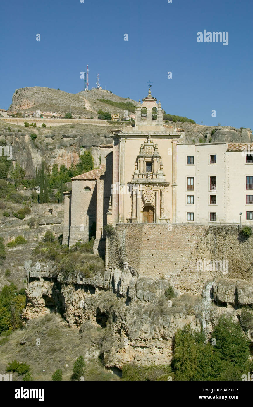 Parador Nacional de Cuenca from Puente de San Pablo, New Castile ...