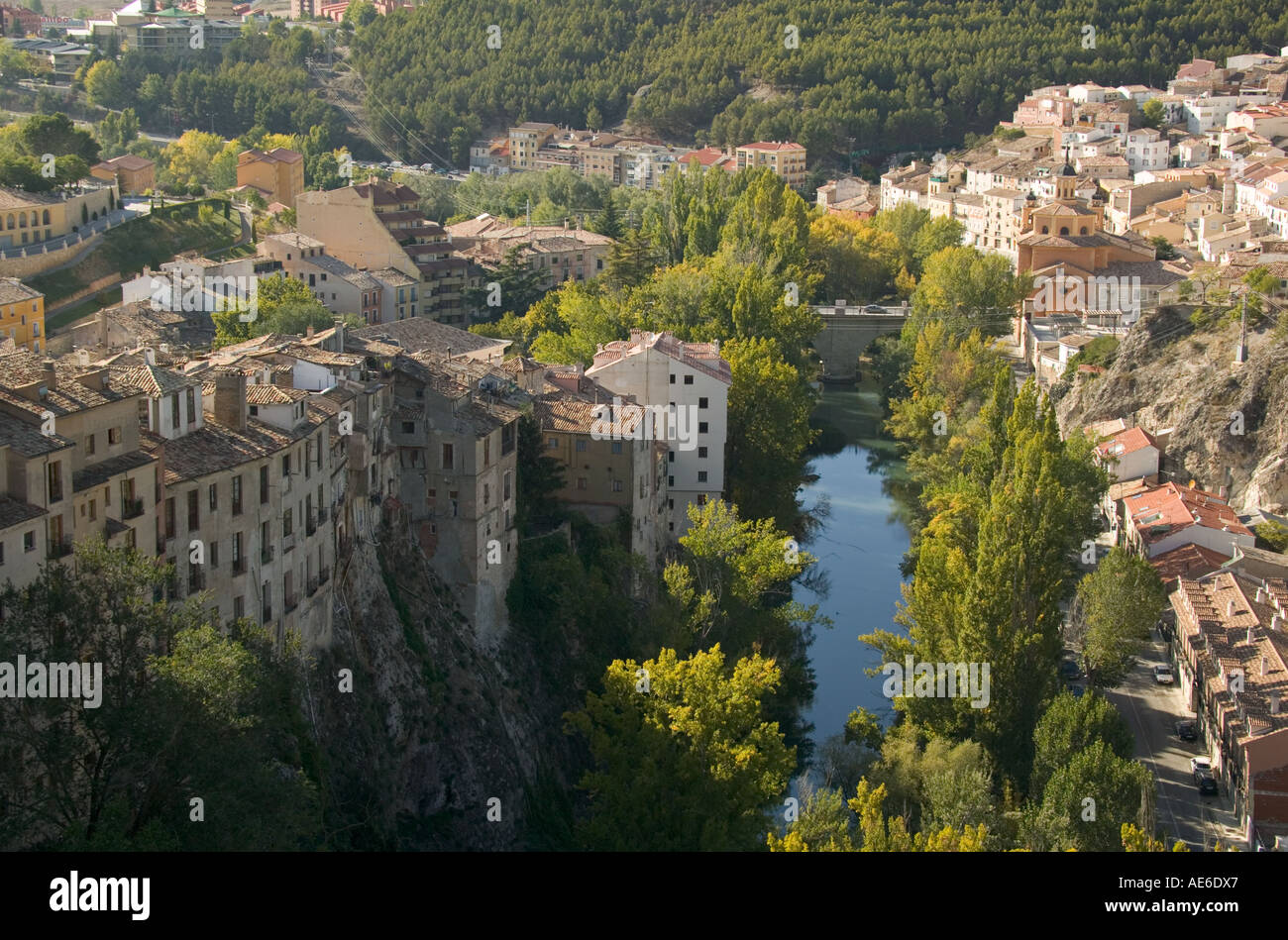 Rio Jucar and Puente de San Anton in Cuenca, New Castile, Castilla-La ...