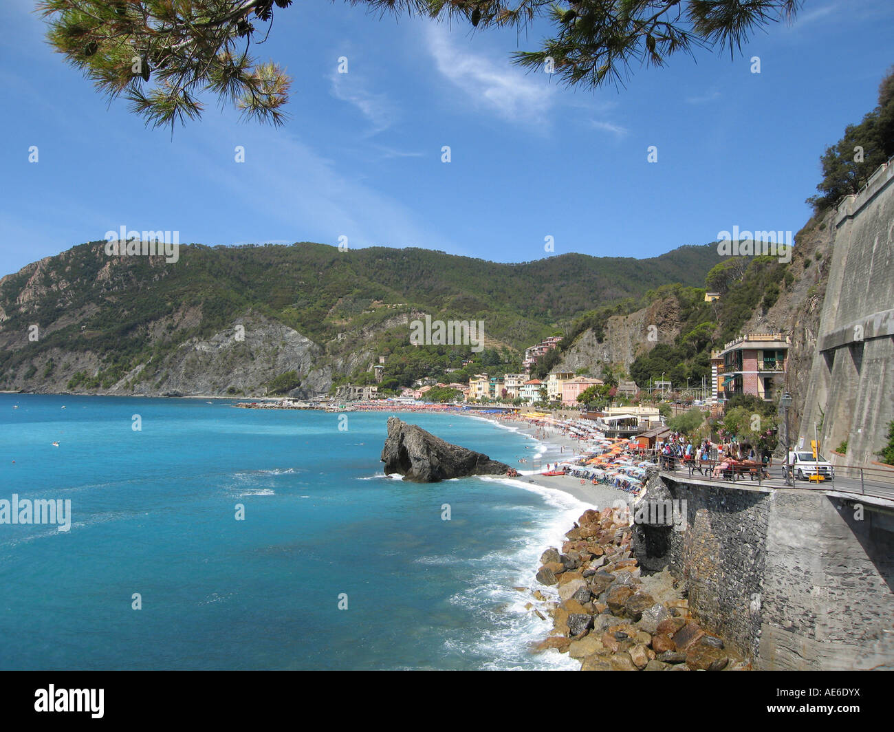Monterossa al Mare Cinque Terre Italy Stock Photo - Alamy
