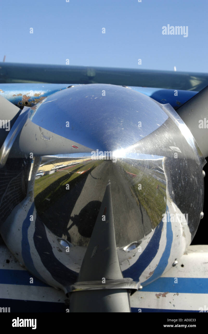 Light aircraft propeller Stock Photo - Alamy