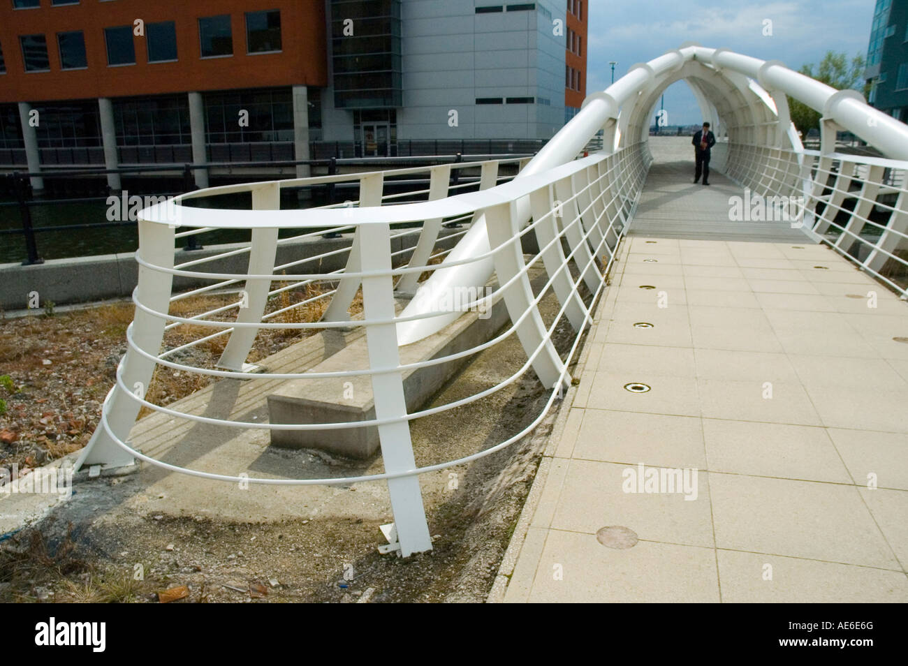 Princes Dock Bridge designed, by Ian Wroot. Liverpool, Merseyside ...