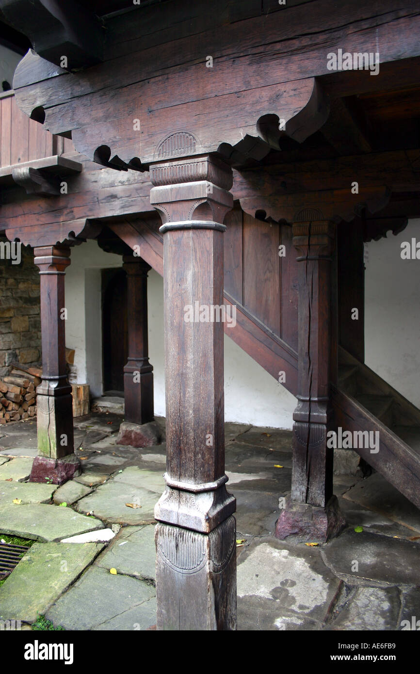 traditional wooden architectural elements Stock Photo - Alamy