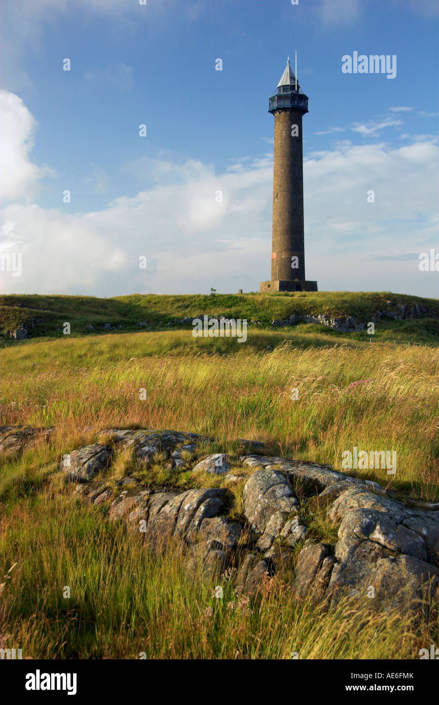 Waterloo Tower, Peniel Heugh, near Kelso Stock Photo - Alamy