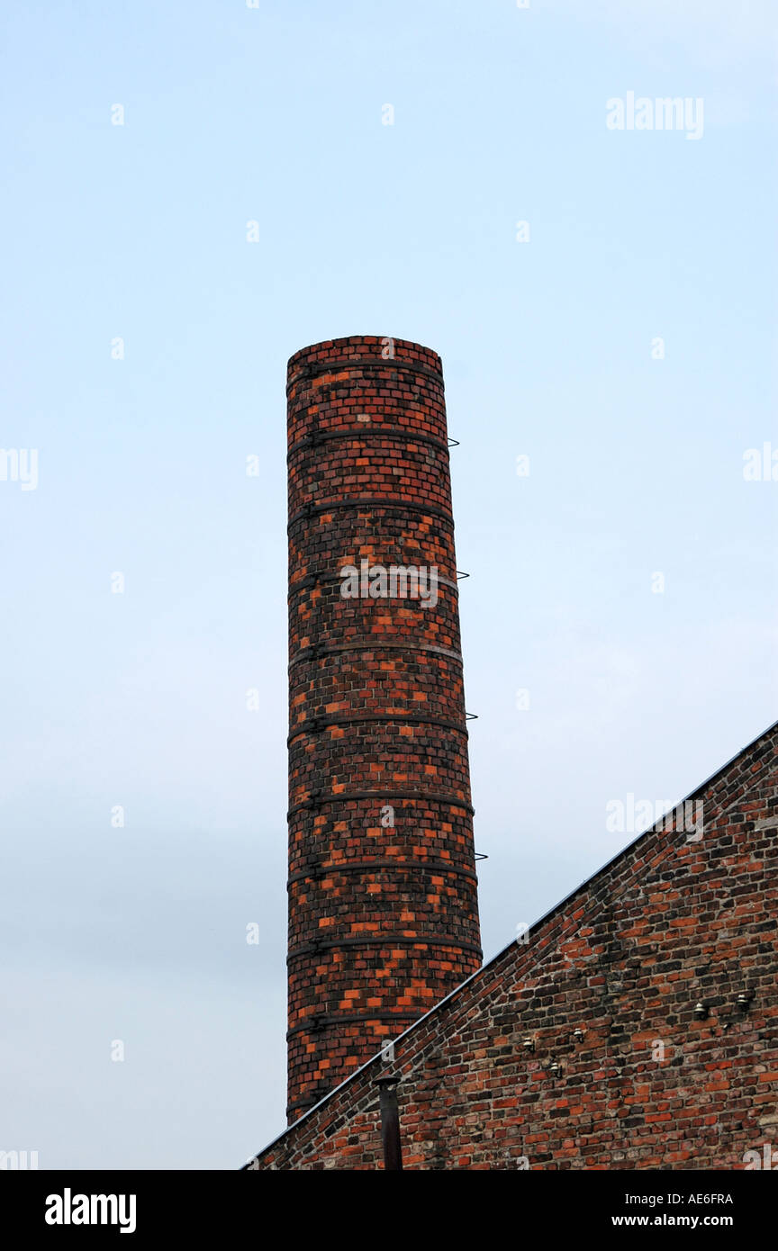 Red brick smoke-stack Stock Photo - Alamy